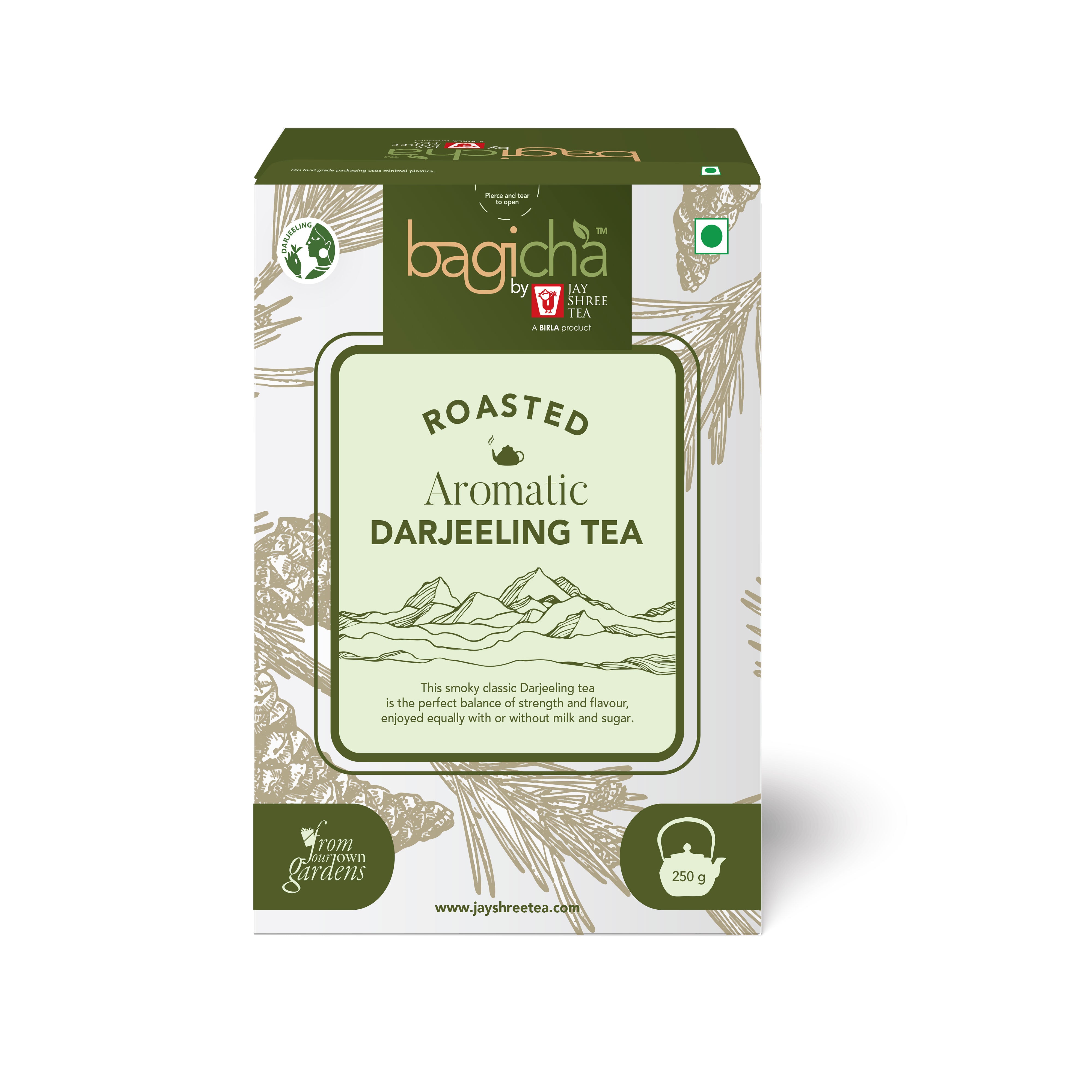 Bagicha By Jayshree Tea Roasted Aromatic Darjeeling Tea 250g