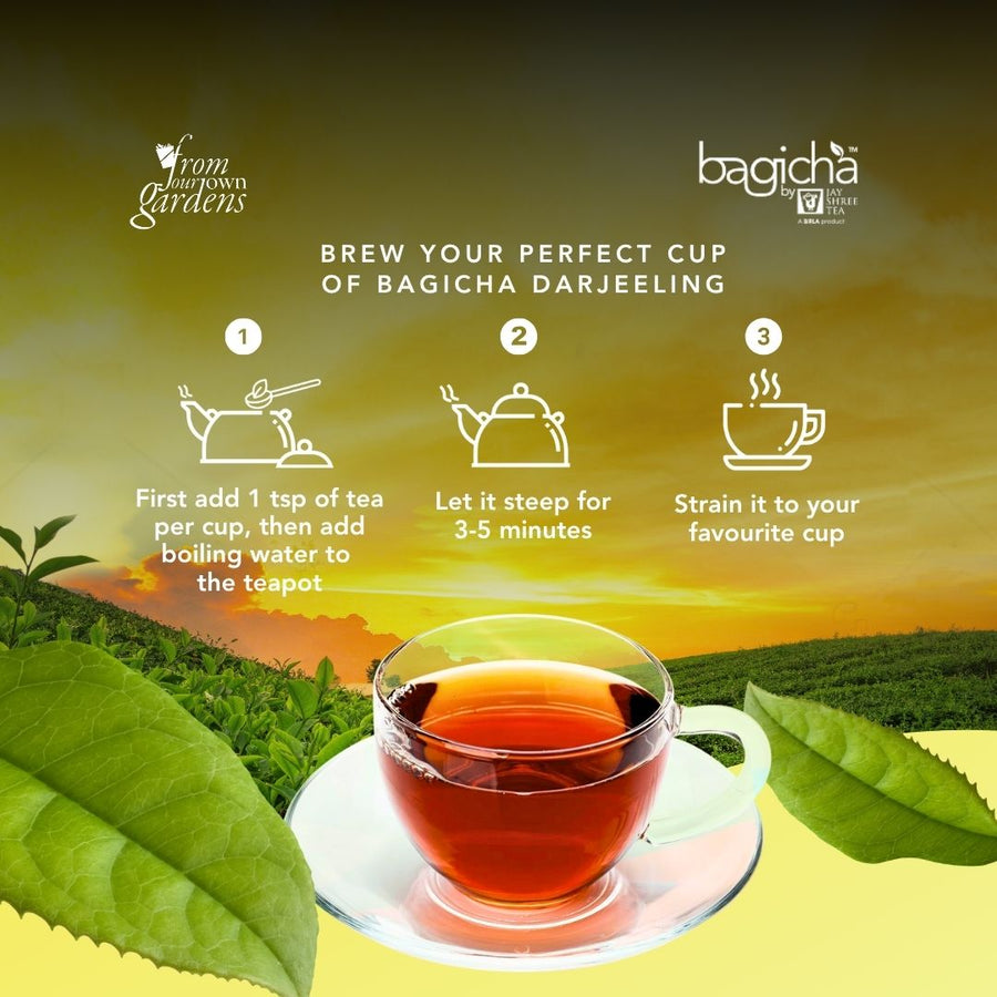Bagicha by Jay Shree Tea Reserve Long Leaf Darjeeling Tea 100G ...