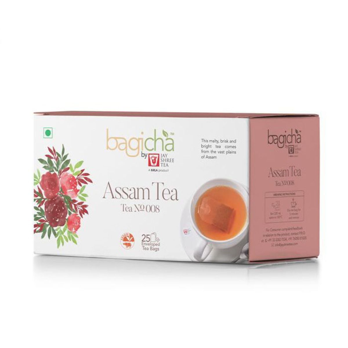 Assam Tea 25 Enveloped Tea Bags | Bagicha By Jay Shree Tea – Jayshree Tea