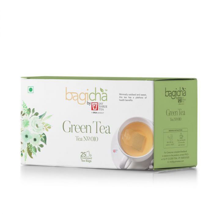 Buy Online Bagicha By Jay Shree Tea Green Tea 25 Enveloped Tea Bags | Jay Shree Tea – Jayshree Tea